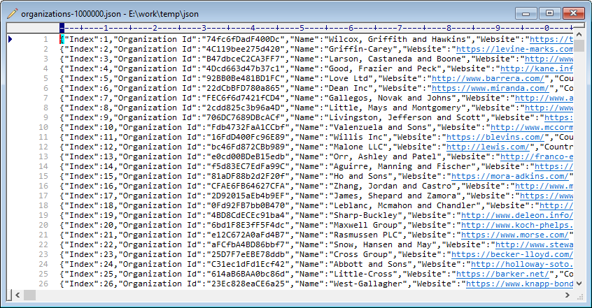 Split Large Json Lines Jsonl Ndjson Ldjson File