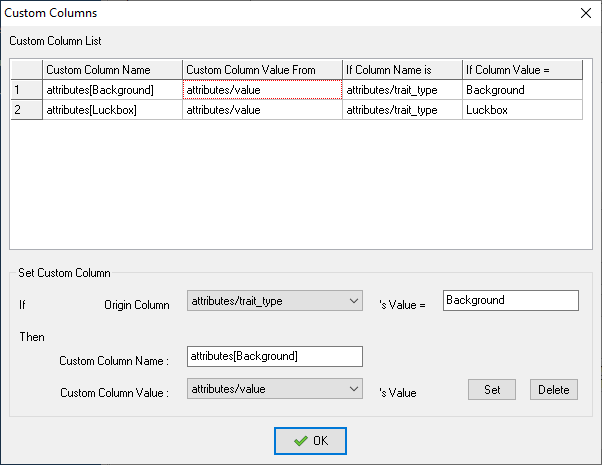 Convert JSON with attributes to CSV Convert JSON with attributes to CSV