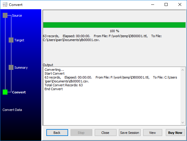 Parse Rdf Turtle File And Save To Csv File In A Few Clicks