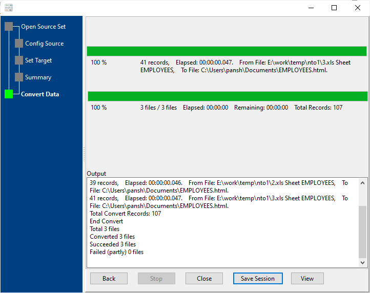 Merge And Convert Multiple Excel Files Into One Html Table 3338