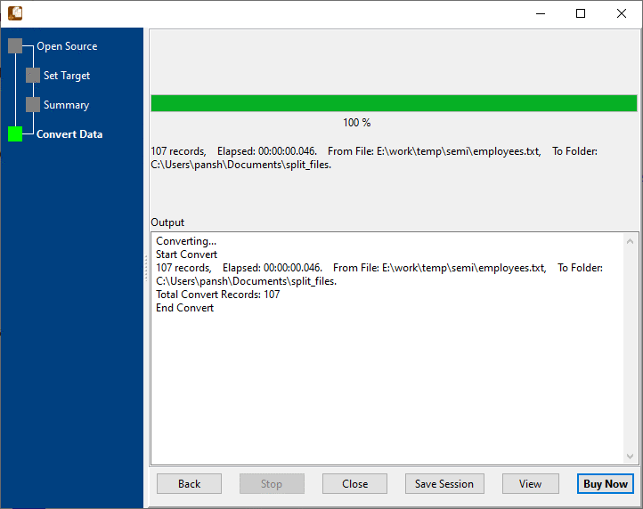 Split large TXT (semicolon delimited text) file into multiple files Split large TXT (semicolon delimited text) file into multiple files