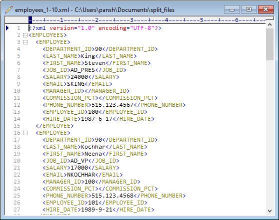Split Large Xml File Into Multiple Files