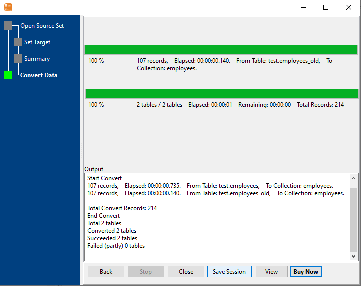 Copy Data From Multiple Mysql Tables To 1 Mongodb Collection Without Programming