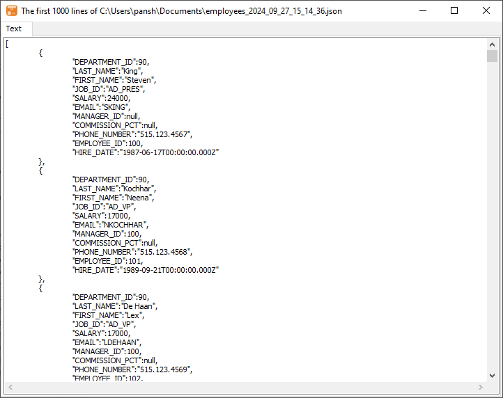 Export MySQL query to JSON using dynamic filename with current date Export MySQL query to JSON using dynamic filename with current date