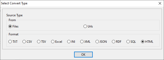 Batch import data from multiple HTML files to a single SQLite table