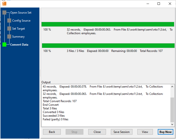 Batch Import Semicolon Delimited Text Files To 1 Mongodb Collection Without Programming