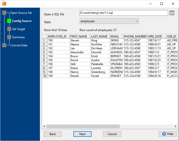 Batch Import Sql Files To 1 Mongodb Collection Without Programming
