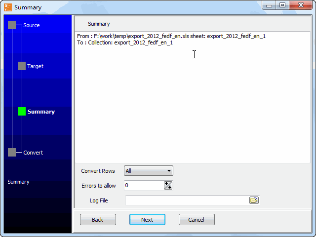 Import Cloud Excel File To Mongodb Collection Without Programming