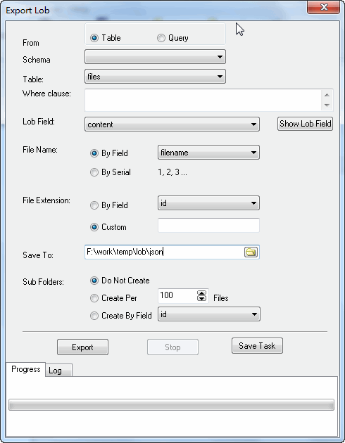Export Sqlite Text To Json Files With Gui Tool