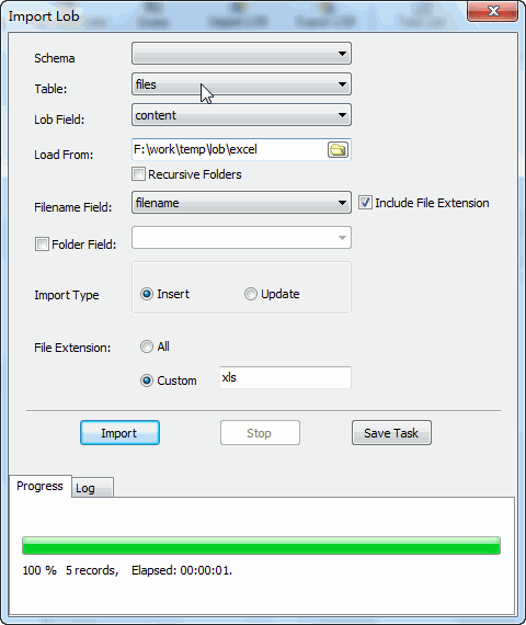Batch import excel files into PostgreSQL BYTEA Batch import excel files into PostgreSQL BYTEA