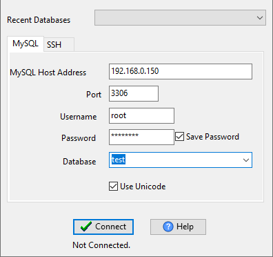 MySQL Logon