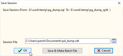 Split large SQL dump file to smaller files - Command line