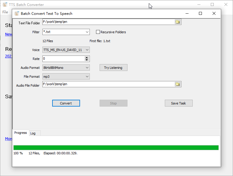 TTSBatchConverter - Batch convert text to speech TTSBatchConverter - Batch convert text to speech