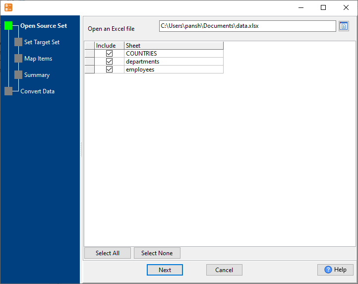Import each sheet in an Excel file to a separate Azure table Import each sheet in an Excel file to a separate Azure table
